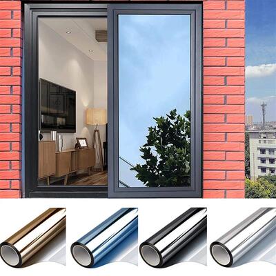 One Way Solar Reflective Mirror Insulation Window Film Tint