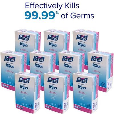 美国直邮普瑞Pure 9022-10 Sanitizing Hand Wipes擦手消毒湿巾