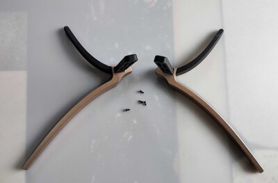 原装拆机康佳液晶电视 QLED55X80U 底座托盘台支架子机脚配螺丝