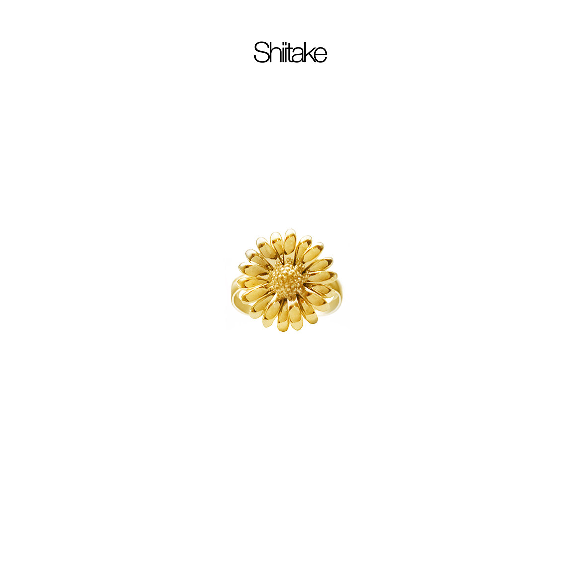 Shiitake【明星同款】诗塔克设计师品牌夏日雏菊戒指