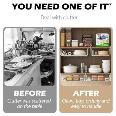 Hanging Basket Large Capacity Organizer Under The Cabinet St