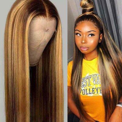 highquality Wigs Human Hair Beautiful Root Lace Remy Bun假发