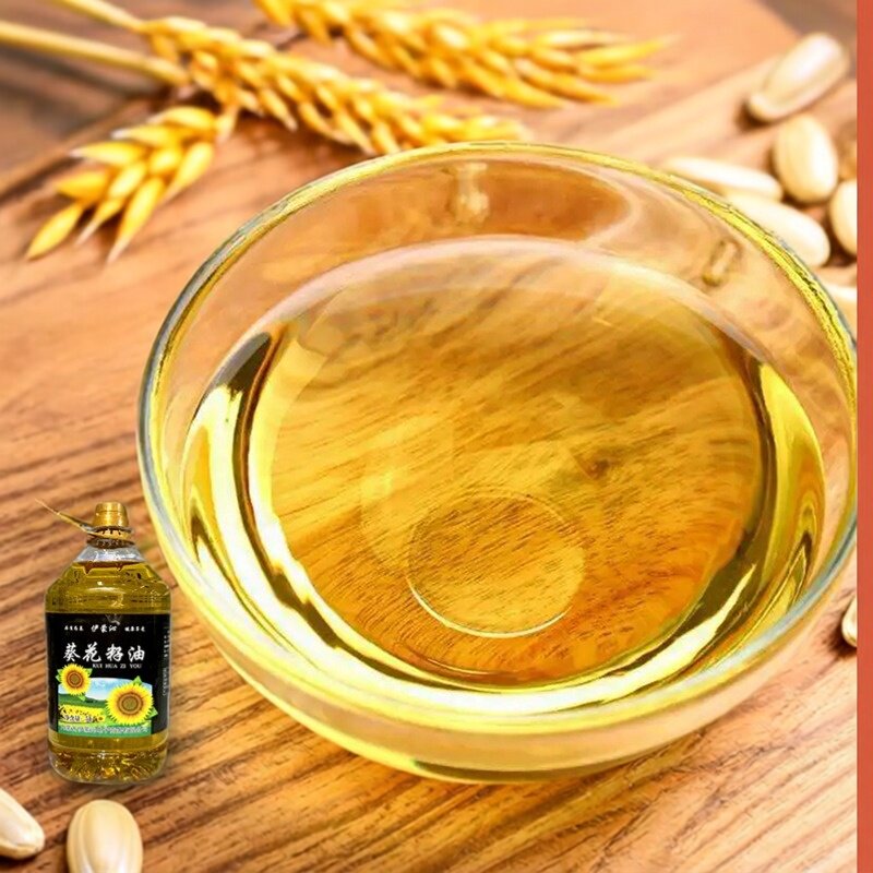葵花籽油5L压榨家用食用油炒菜烹饪粮油大桶装植物油