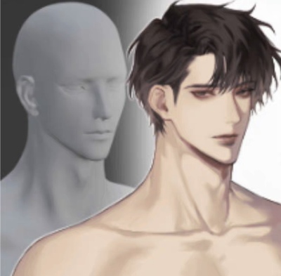 【CSP3d模型】韩风男生头像 3d头像 clip文件 关节固定不可调