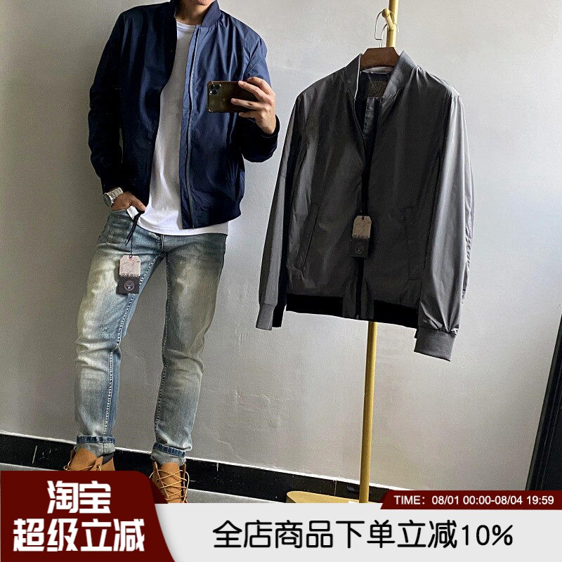 意大利户外王者!记忆功能性防风雨面料秋季男士时尚休闲夹克外套