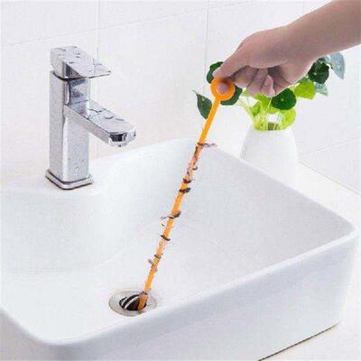1PC Kitchen Sink Sewer Hair Cleaning Pipe Dredge Spring