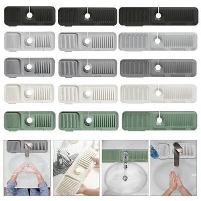 Faucet Absorbent Mat Silicon Kitchen Sink Splash Guard
