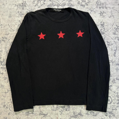 自创SS98 Junya Watanabe×Comme des Garcons三星印花长袖卫衣