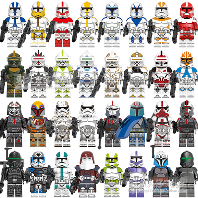 乐高星球大战积木人仔准星康纳