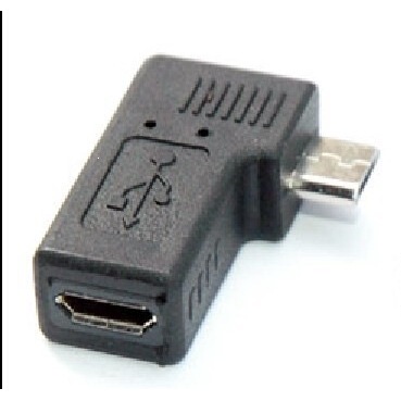 90°左弯Micro USB 转换头 USB Micro 5P M/F头 Micro接口转接头