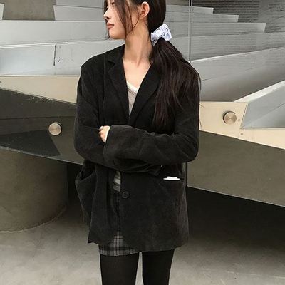 六1125韩国正品10830 外套区通勤端庄纯色时装正品舒适冬款高档