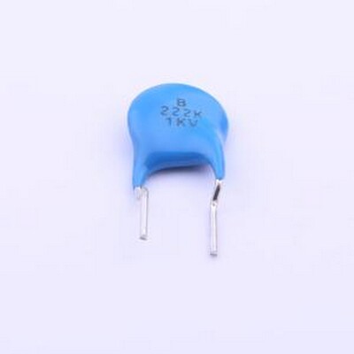 CK45-B3AD222KYNNA 直插瓷片电容 2.2nF ±10% 1kV 插件,P=5mm