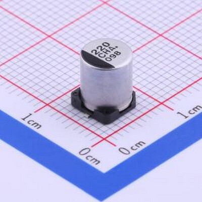 EEEHAC221XAP 贴片型铝电解电容 220uF ±20% 16V SMD,D6.3xL7.7m