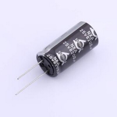 NXA25V8200M18*35.5 LO 直插铝电解电容 8200uF ±20% 25V 插件,D