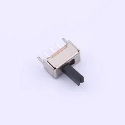 HX SS12D07VG6 3脚2两档位SS12D07VG6 1P2T立式拨动开关,柄长6mm