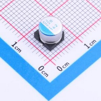 PCJ0J221MCL1GS 固态电容 220uF ±20% 6.3V SMD,D6.3xL6mm