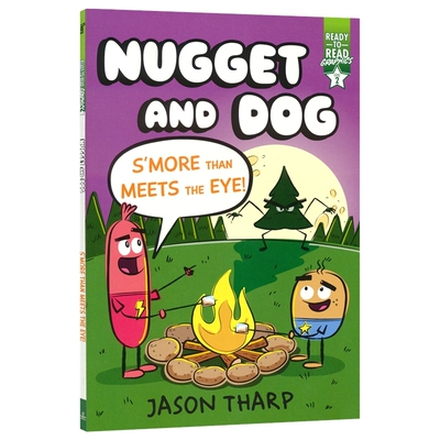 【自营】Ready To Read Level 2  Nugget and Dog  S'more Than Meets the Eye 努格特和道格 分级阅读2级 全彩漫画 入门 英文原版