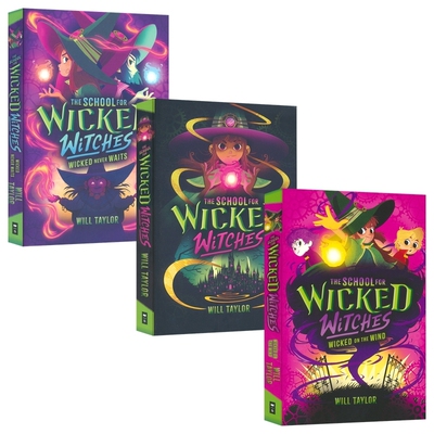 【自营】The School For Wicked Witches 魔法邪恶女巫学校1-3册 成长故事奇幻小说 魔法冒险 Wicked Never Waits 英文原版章节书