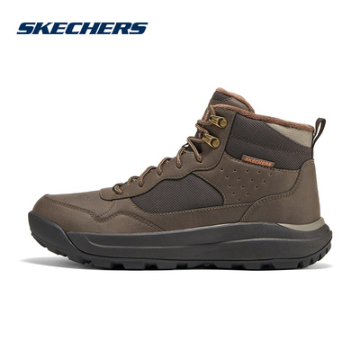 Skechers斯凯奇秋冬男款加绒保暖舒适冬靴时尚雪地靴211261/COC