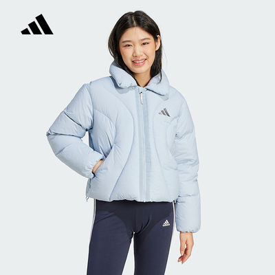 adidas阿迪达斯鸭绒羽绒服暖芯科技拒水防泼秋女夹克 JG5933