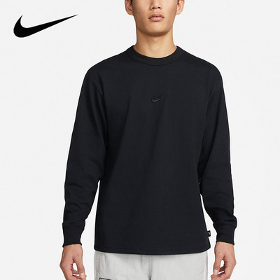 Nike耐克卫衣男上衣秋新款运动休闲长袖圆领刺绣套头衫DO7391-010