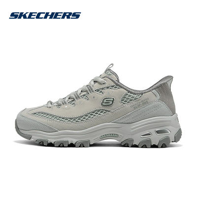 Skechers斯凯奇女士闪穿鞋休闲熊猫鞋厚底增高透气运动鞋 150868