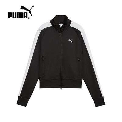 PUMA彪马T7 TRACK JACKET春季女运动休闲拼色双拉链外套631965-01