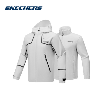 SKECHERS斯凯奇秋冬新男子三合一运动健身夹克外套 P425M171-00MV