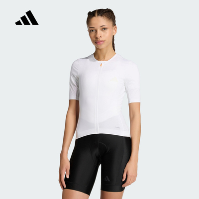 adidas阿迪达斯中袖2026夏女运动修身短款上衣短袖比赛服 JZ6728