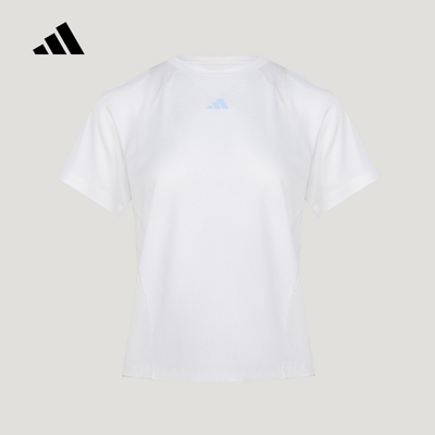 adidas阿迪达斯「清风TEE」训练运动健身服半袖夏女短袖T恤IA6099