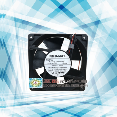 全新现货NMB-MAT 4715SL-05W-B60 DC24V 1.20A变频器风扇 质保2年