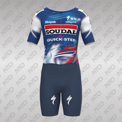 环法快步车队公路车骑行服连体