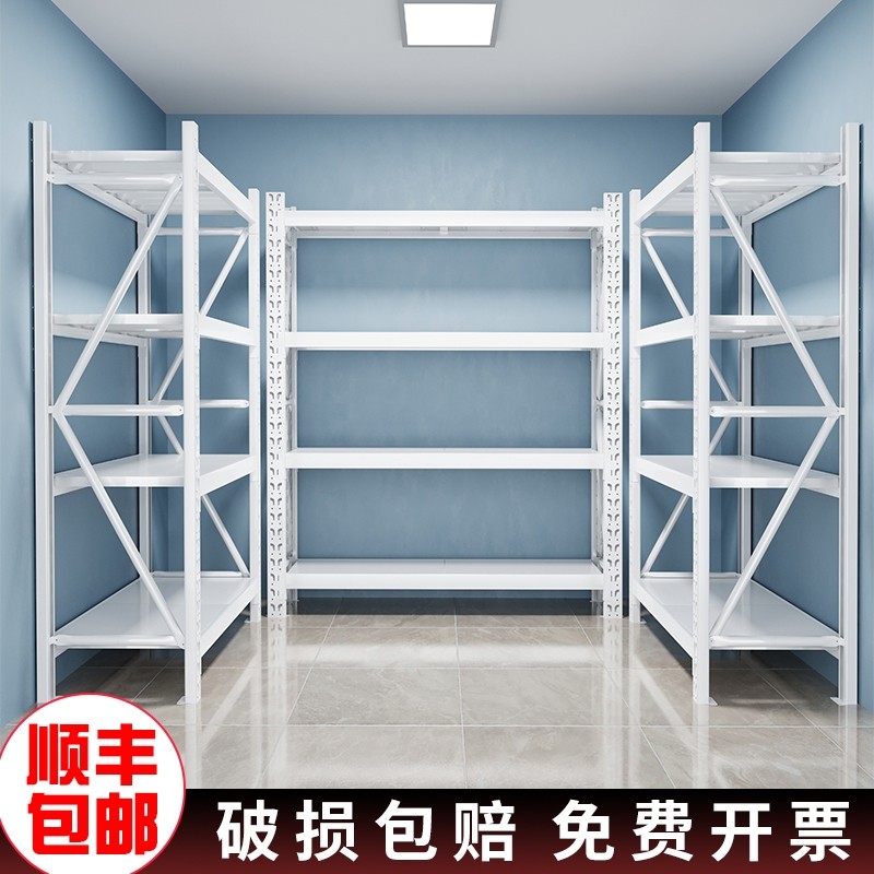 仓库仓储货架家用库房地下室架子多层快递承重中型轻型加厚置物架_虎窝淘