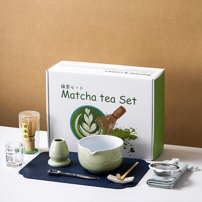 日式抹茶茶具10件套Matchaset