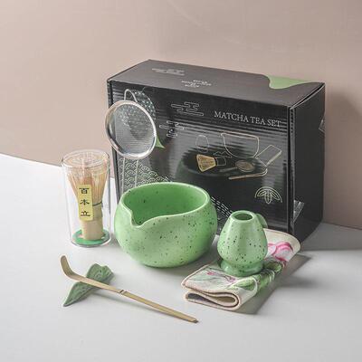 日式抹茶陶瓷工具茶筅套装