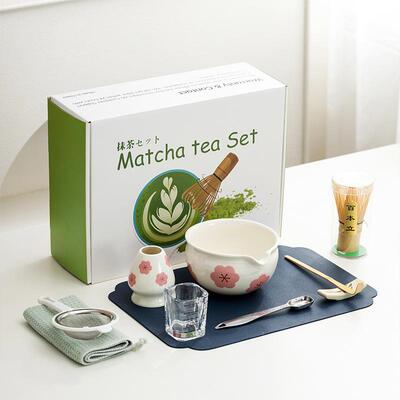 日式陶瓷抹茶茶具套装10件套