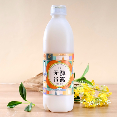 苏州桥桂花无醇米露1L