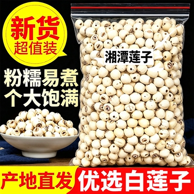 正宗湘潭白莲子磨皮去芯