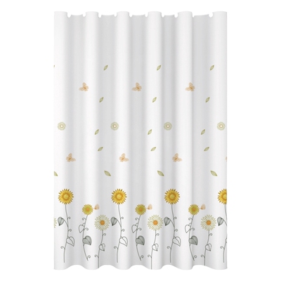 加厚浴帘布浴帘套装浴室帘子