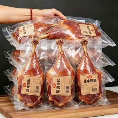盐水鸭腿开袋即食南京正宗卤味熟肉零食下酒风干酱卤夜宵盐焗