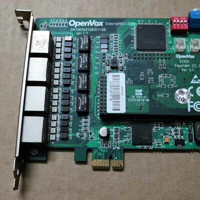 openvox D115E/D210E/D410E v1.2 数字中继语音卡 4口议价维修
