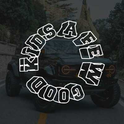 马思唯 AFGK汽车车贴A Few Good Kids说唱周边潮牌车身行李箱贴纸