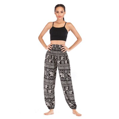 Thai elephant yoga pants harem pants yoga wear sponge