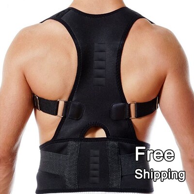 Back Posture Corrector Shoulder Lumbar Brace Spine Support