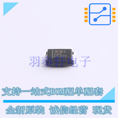 瞬态抑制二极管(TVS) SMA6J70A-TR SMA(DO-214AC) ST 全新原装进