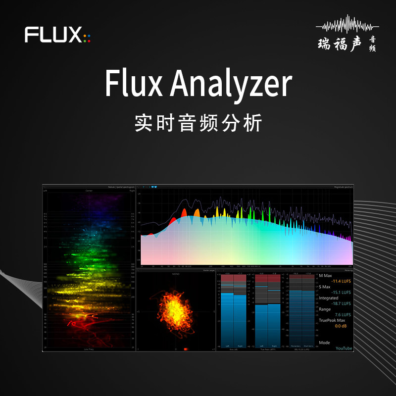 Flux Analyzer Essential/ Session实时音频分析正版插件_虎窝淘