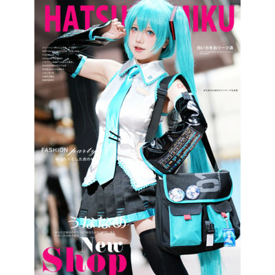 初音未来miku联名单肩斜挎包