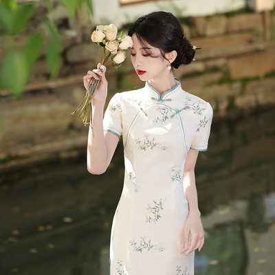 chinese traditional dress cheongsam women chipao qipao旗袍女