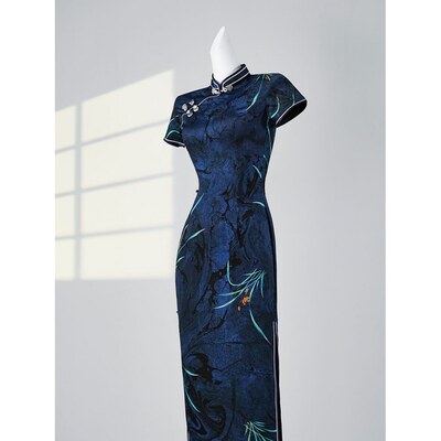 旗袍女qipao cheongsam chinese traditional  dress chipao复古