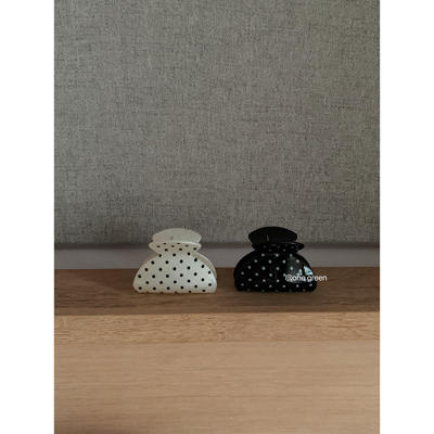 ins波点小号半圆后脑勺半头抓夹